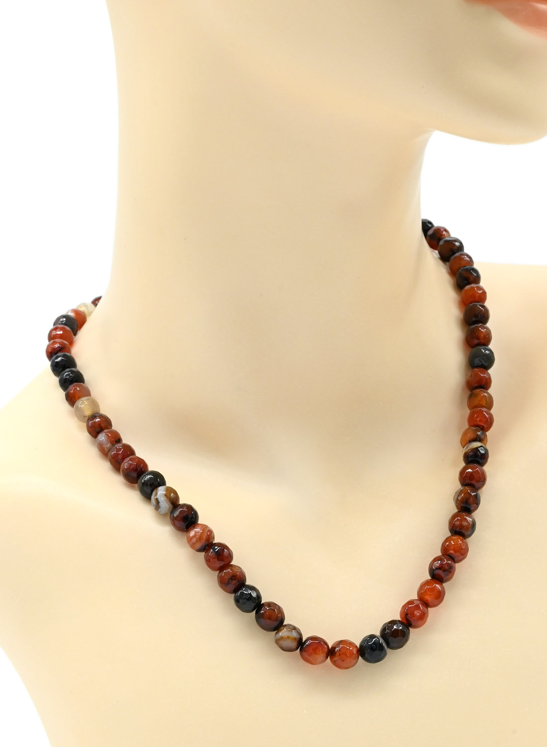 Бусы, сердолик