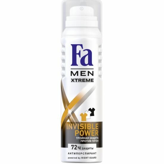 Дезодорант-аэрозоль FA Men Invisible Xtreme, 150 мл