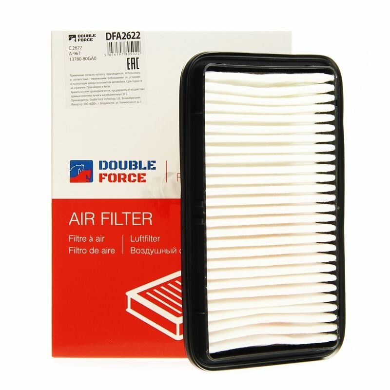 Фильтр воздушный DOUBLE FORCE арт. DFA2622 SUZUKI SWIFT HT51 0106, WAGON R MA34 0005