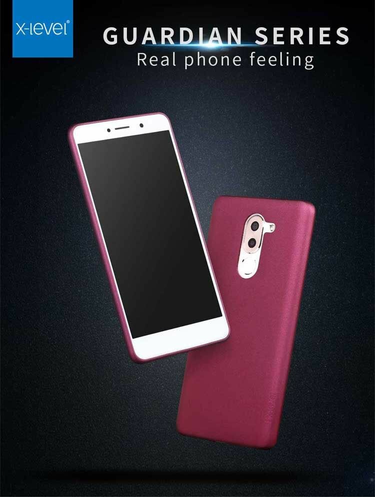 Силиконовый чехол Honor 6X/Huawei GR5 2017 Guardian series, бордовый