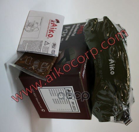 Колодки MITSUBISHI Airtrek, Delica, Galant, Lancer, Outlander, Pajero, RVR (1994-2005) передние AIKO арт. PF3233