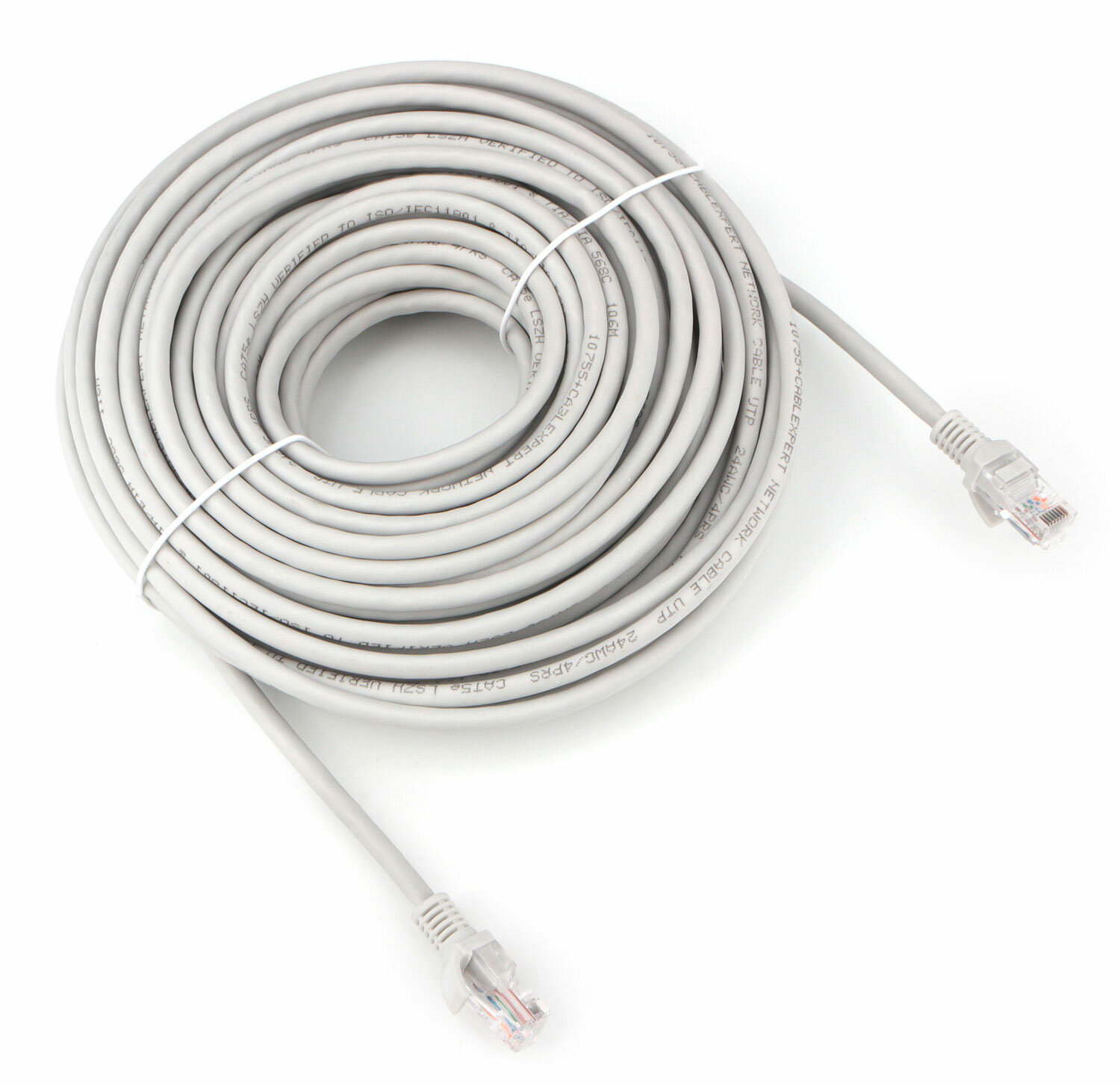 Патч-корд LSZH UTP Cablexpert серый литой многожильный 20м PP31-20M