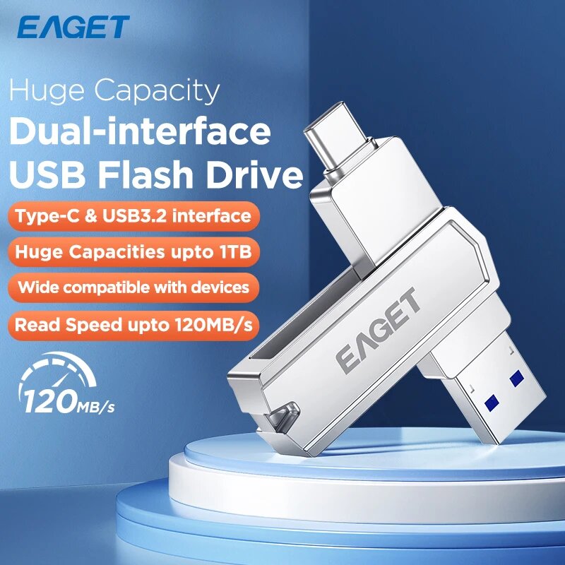 Eaget флешка USB Type-C 512ГБ