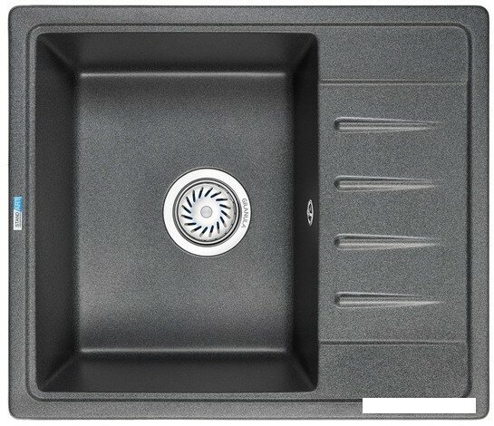 Кухонная мойка GRANULA ST-5803 графит СтандАРТ кварц