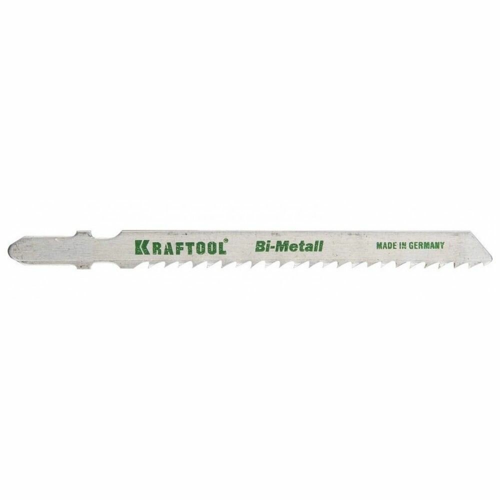 KRAFTOOL по мягкому металлу Bi-Met, EU-хвост, шаг 3мм, 75мм, 2 шт, полотна для лобзика 159556-3