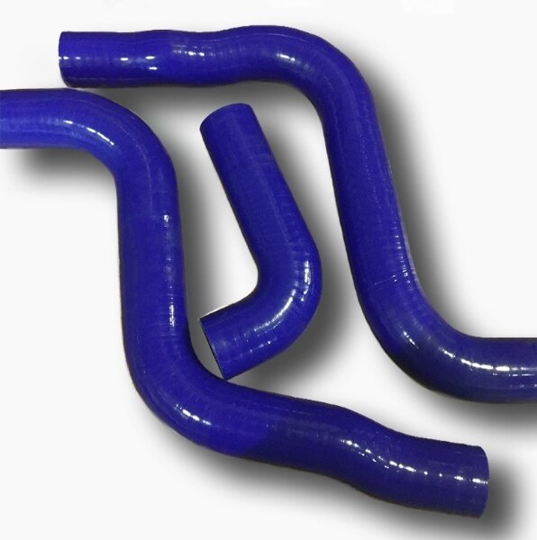 ВАЗ 2170 "Приора" силиконовые патрубки на радиатор (к-т 3 шт.)