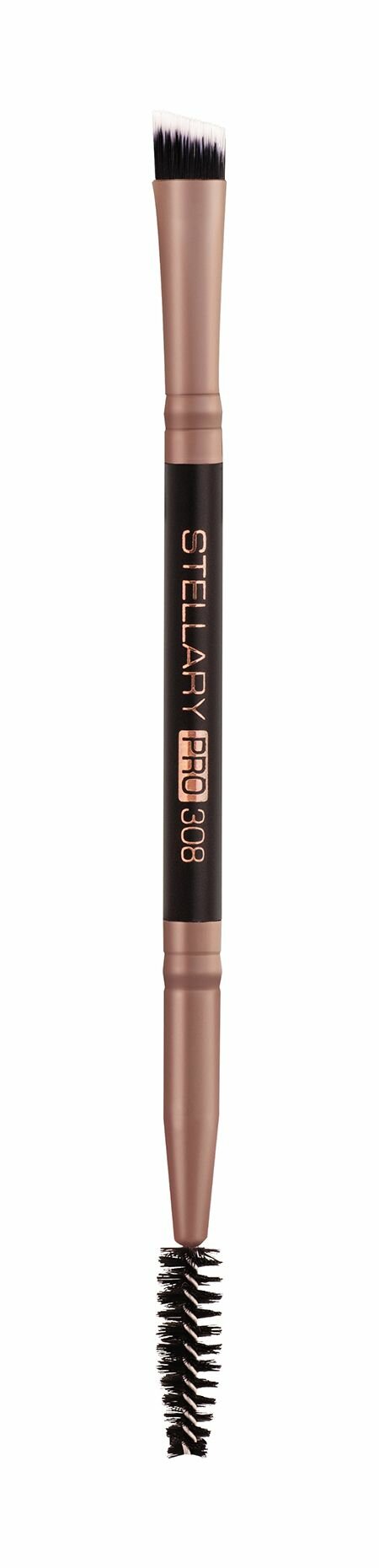 STELLARY Кисть для бровей двусторонняя Eyebrow brush duo, 308