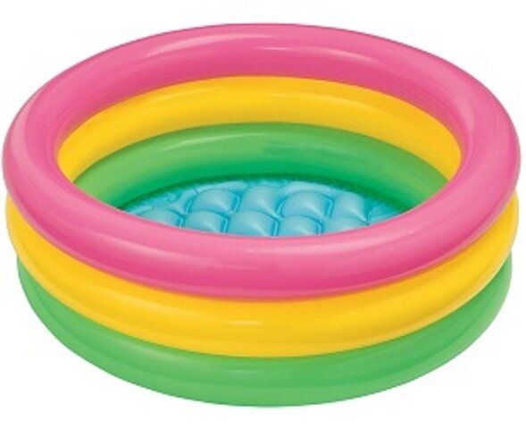Бассейн надувной "Отблеск заката" 61х22см,1-3 года, в коробке