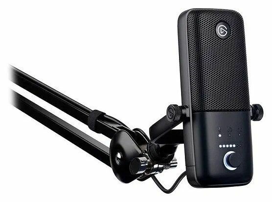 Микрофон проводной Elgato WAVE 3, разъем: USB Type-C, черный