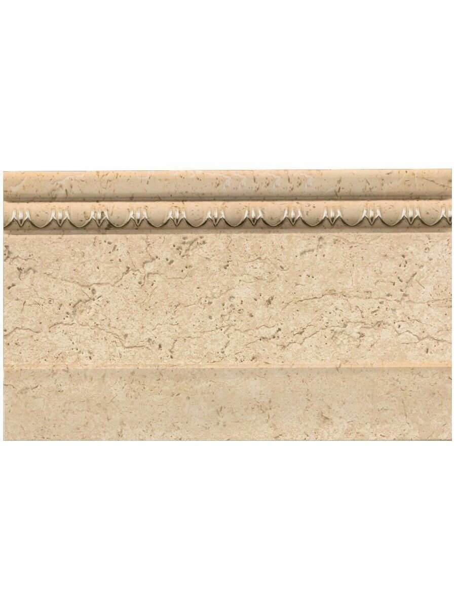 Плинтус потолочный Молдинг на стену декор, 1100х90х15 мм Кварц - 2 шт.