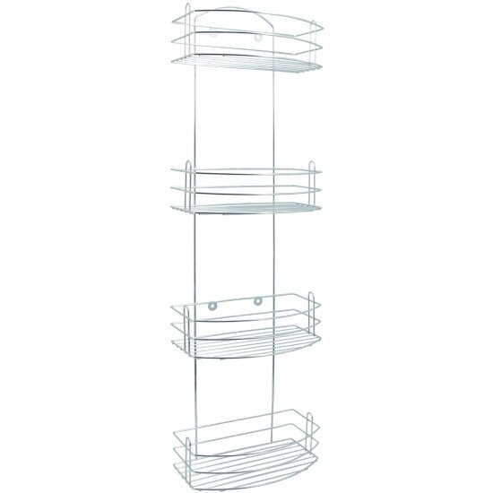 Полка Rosenberg для ванной 4-х ярусная навесная-RUS-385297-4Zn