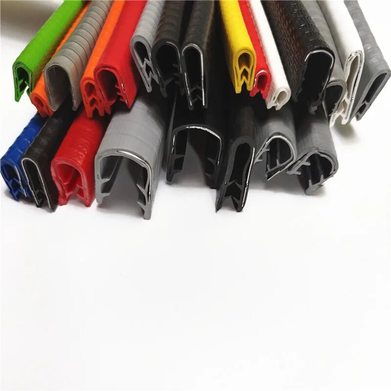 Резиновая уплотнительная лента U-образная 3 м SU15 Clamp 10-14mm, Black Color