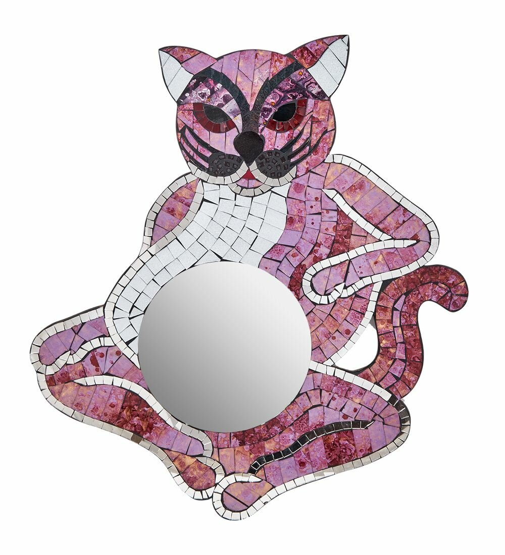 Панно 'Кот' (мозаика, о. Бали)