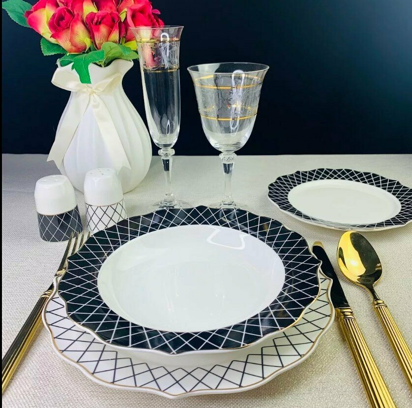 Обеденный сервиз 20пр. Фарфор 133-226 118-133-226