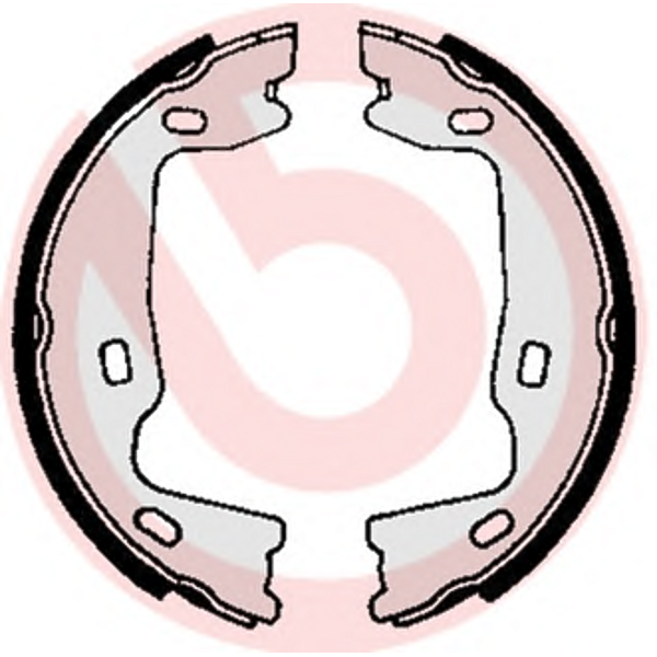 BREMBO S 59 521 (1605686 / 1605764 / 1605897) s59521 колодки барабанные ручника\ Opel (Опель) Astra (Астра) 1.8i-2.0gsi