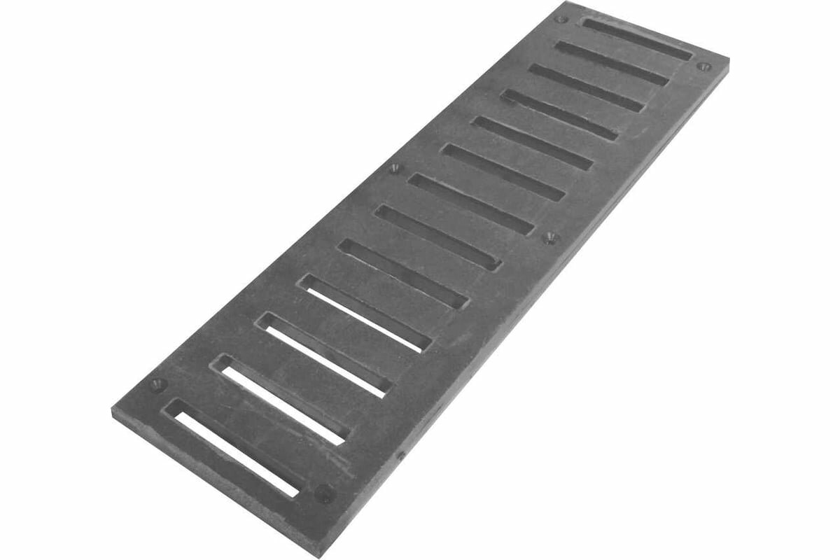 ООО ТК "Титан" Решетка дренажная 500x140x28, Черный 501428РЧ