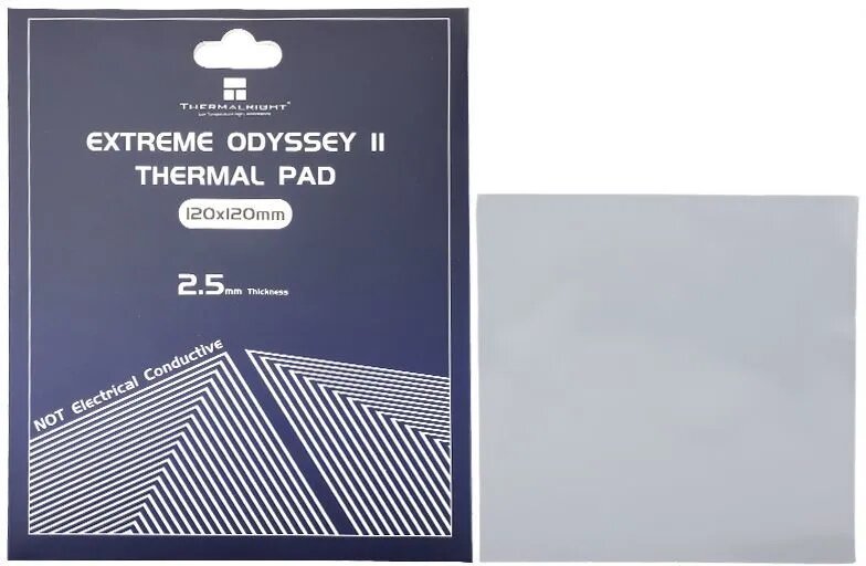Термопрокладка Thermalright Extreme Odyssey II 150грамм, 120мм х 120мм х 2.5мм [odyssey-ii-120x120-