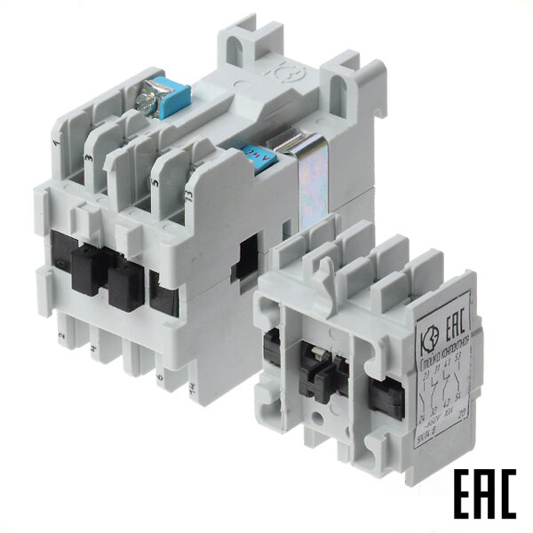 Пускатель магнитный ПМ12-010100 24В 10А 3з+2р IP00 без реле кзэа