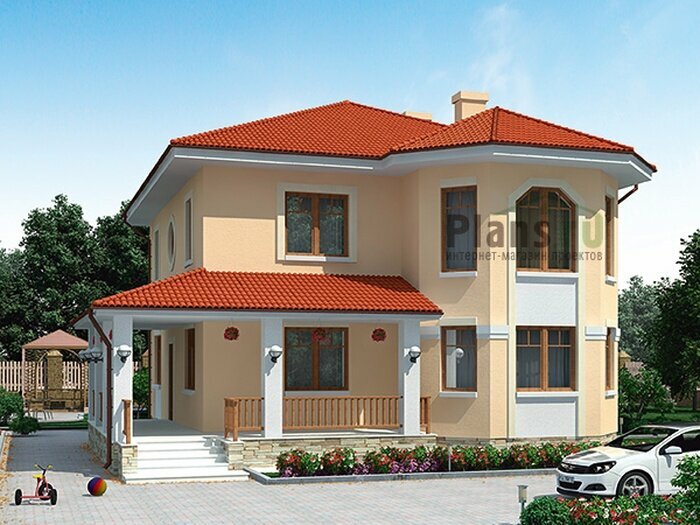 Проект дома Plans-45-14 (194 кв. м, кирпич)