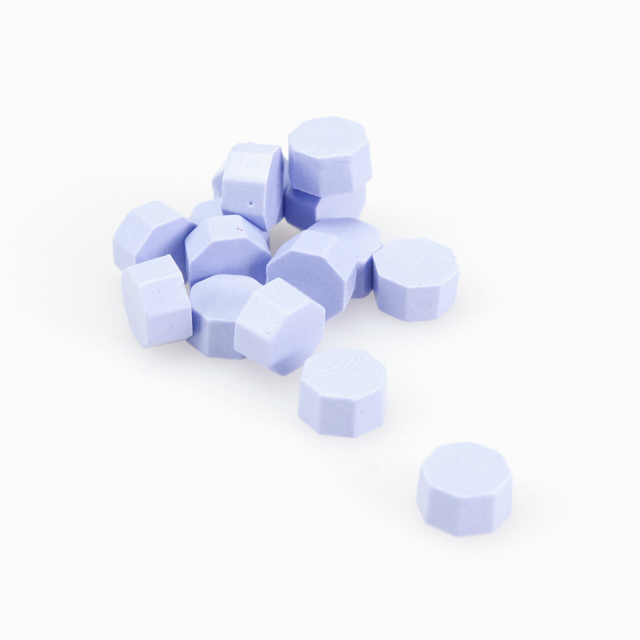 Сургуч в гранулах 15 шт голубой дымчато фиолетовый