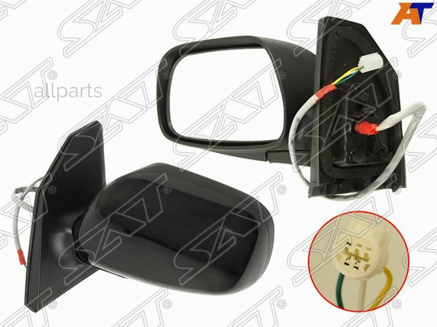 SAT ST-TY28-940-2 Зеркало Toyota Corolla (E120) 00-07 / Corolla JPN (E120) 00-07 (Слева/ Регулировка/ 3 контакта/ LHD)