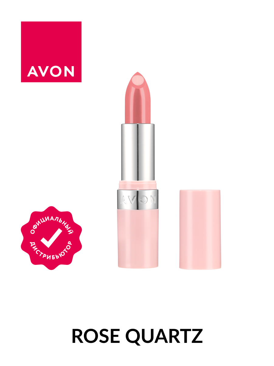 Глянцевая губная помада с гиалуроновой кислотой Avon СуперУвлажнение тон Пастельный розовый