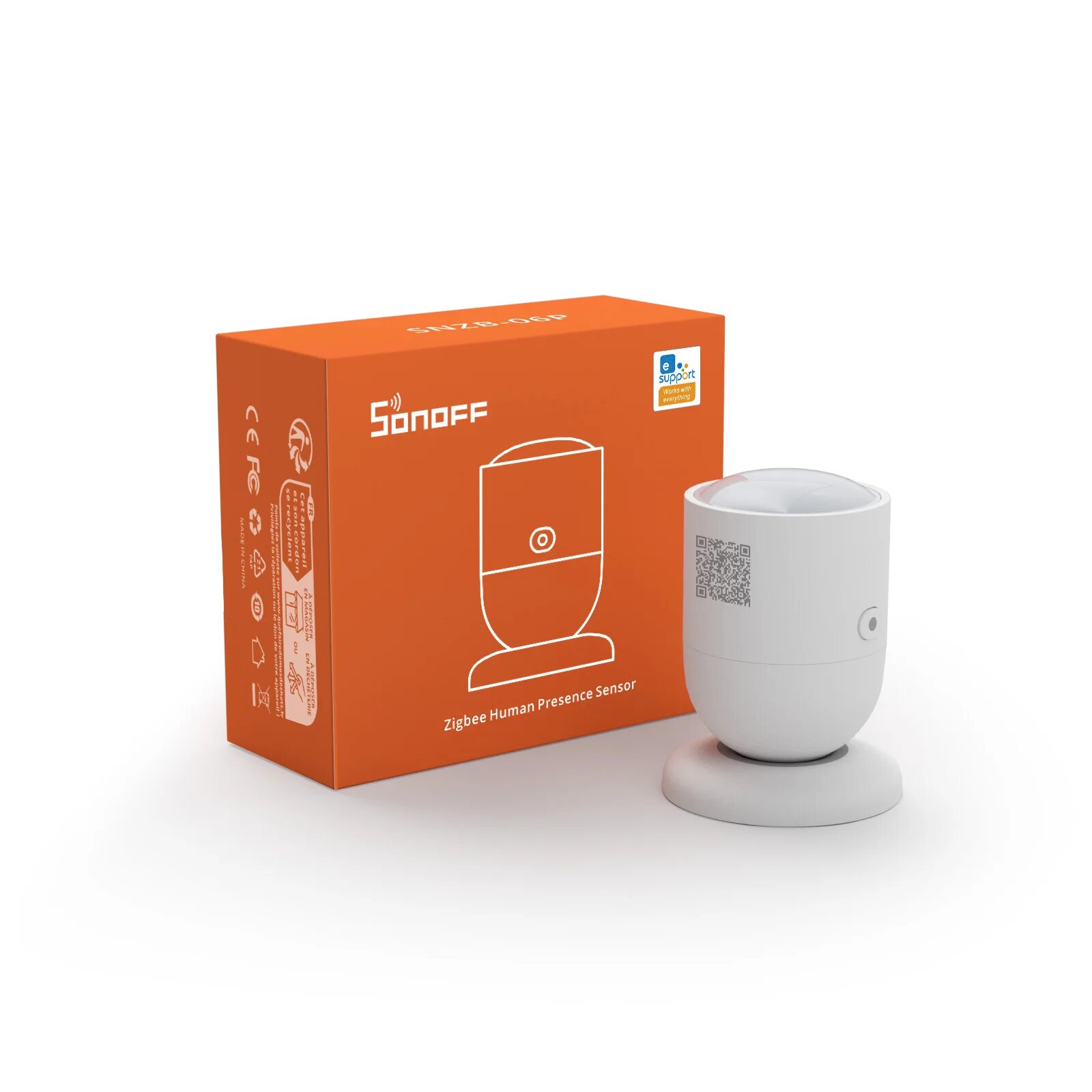 SONOFF SNZB-06P Датчик присутствия человека Zigbee Радарный детектор Датчик движения Умная автоматизация дома для Alexa Alice ZHA Zigbee2MQTT-1 ПКЗ