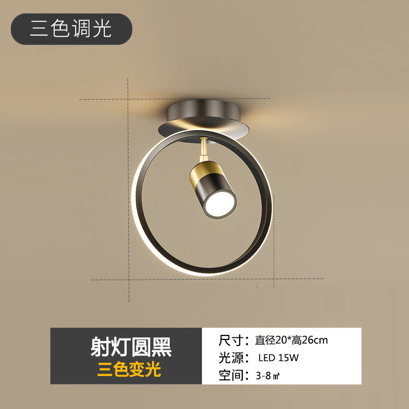 Горячая распродажаНастенный светильник, итальянский современный минималистичный входной светильник, светильник для спальни, лестницы, балкона, коридора, потолочный светильник, осветительный прибор