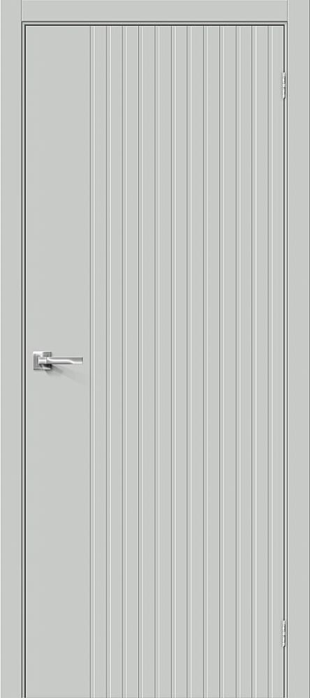 Межкомнатная Дверь Винил Bravo Граффити-32 Grey Pro 800x2000мм (Полотно 1шт) / Браво.