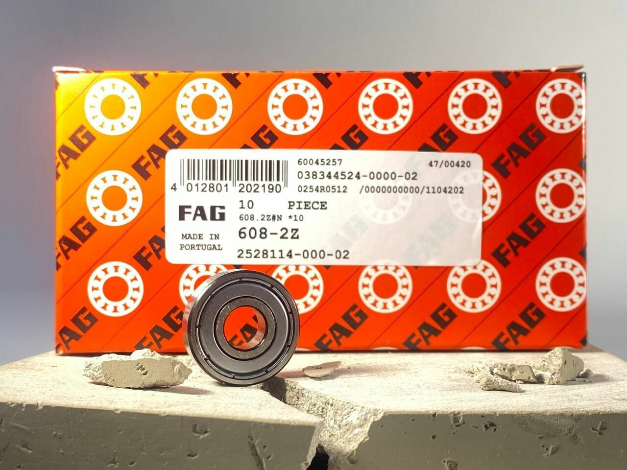 Подшипник 608-2Z размер 8x22x7 FAG