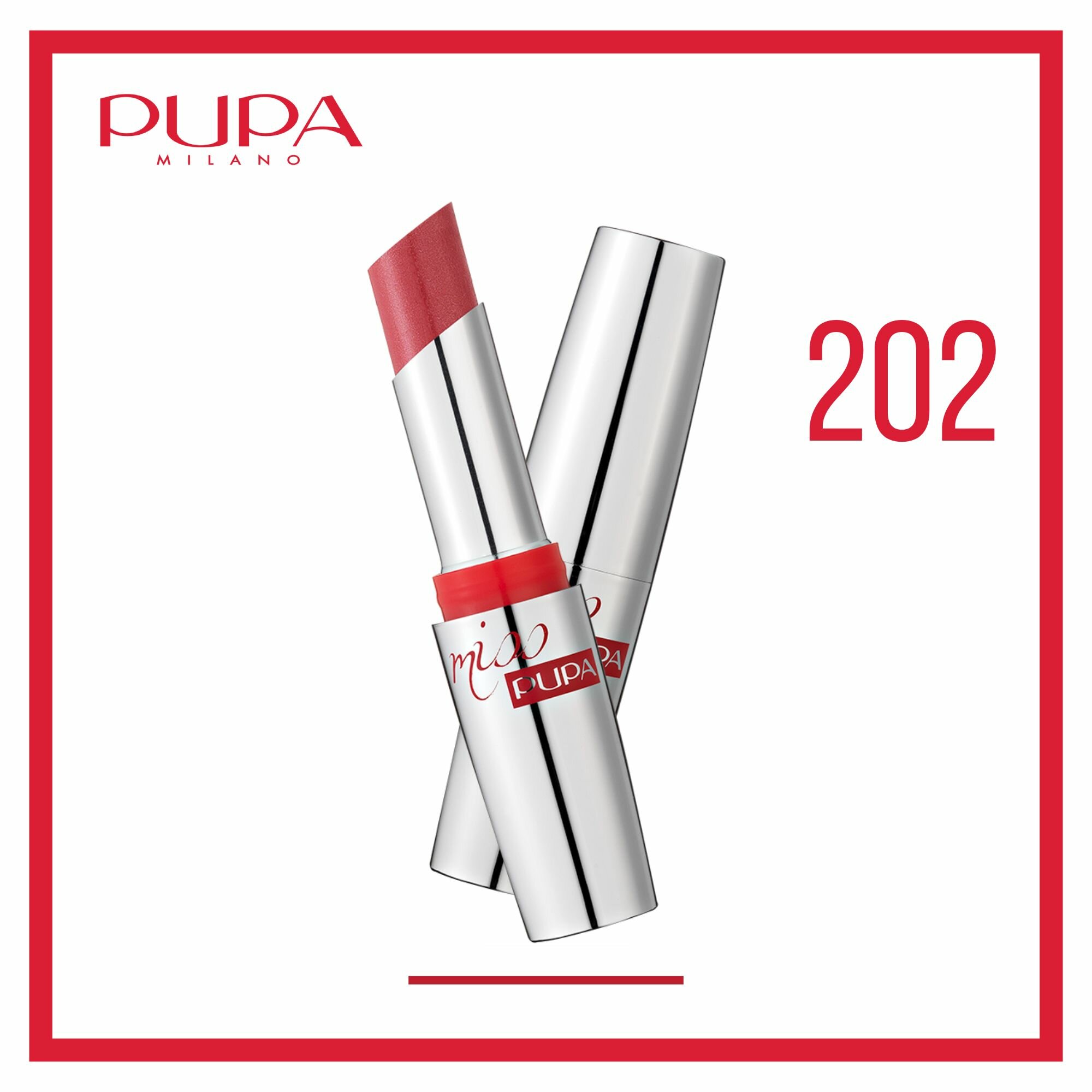 PUPA Губная помада Miss Pupa тон №202, бальный зал