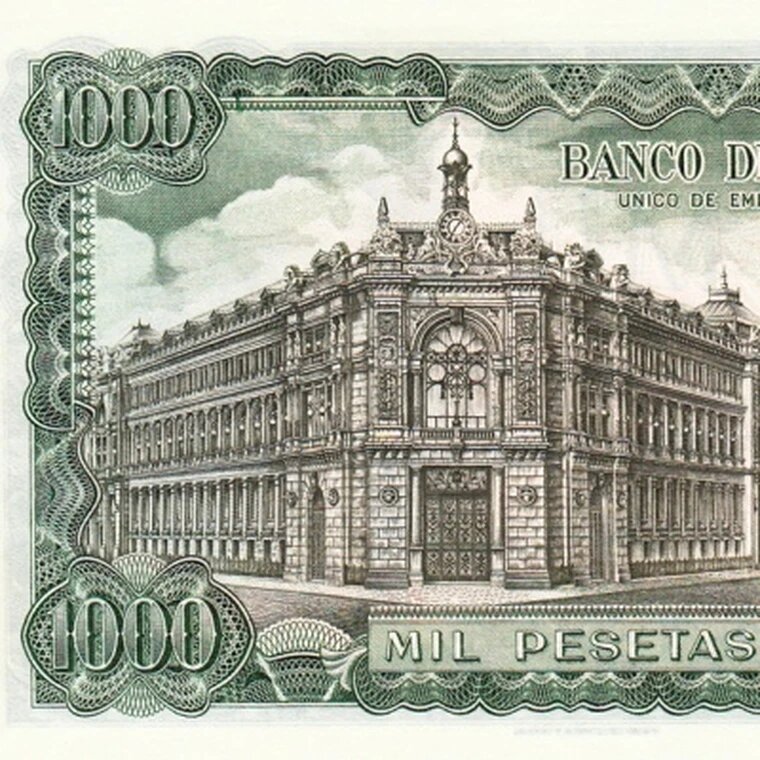 1000 песет 1971 года Испания, сувенирная копия, банкноты и купюры редкие коллекционные