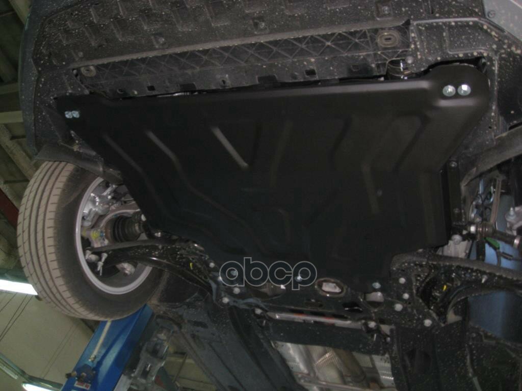 Защита картера и КПП (сталь 2 мм) + комплект крепежа для Skoda Octavia (A8) 2020- (V - все), Volkswagen Jetta VII 2018- (V - .