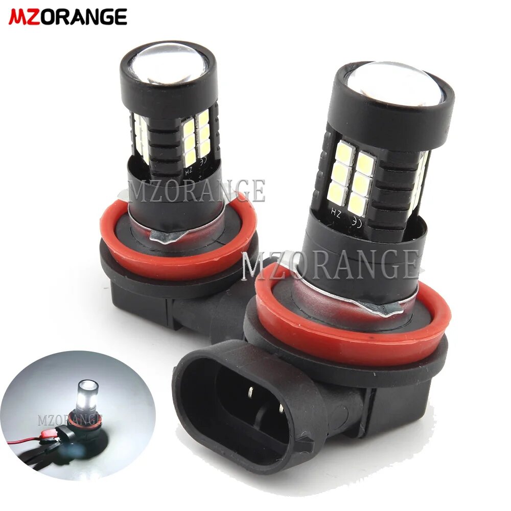 Для Mitsubishi grandis L200 PAJERO 4 Противотуманные фары 2003-2015 галогенные фары 2 pcs LED bulbs