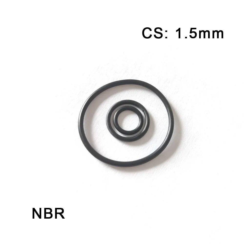 Уплотнительное кольцо NBR 8x5x1.5mm, CS: 1.5mm