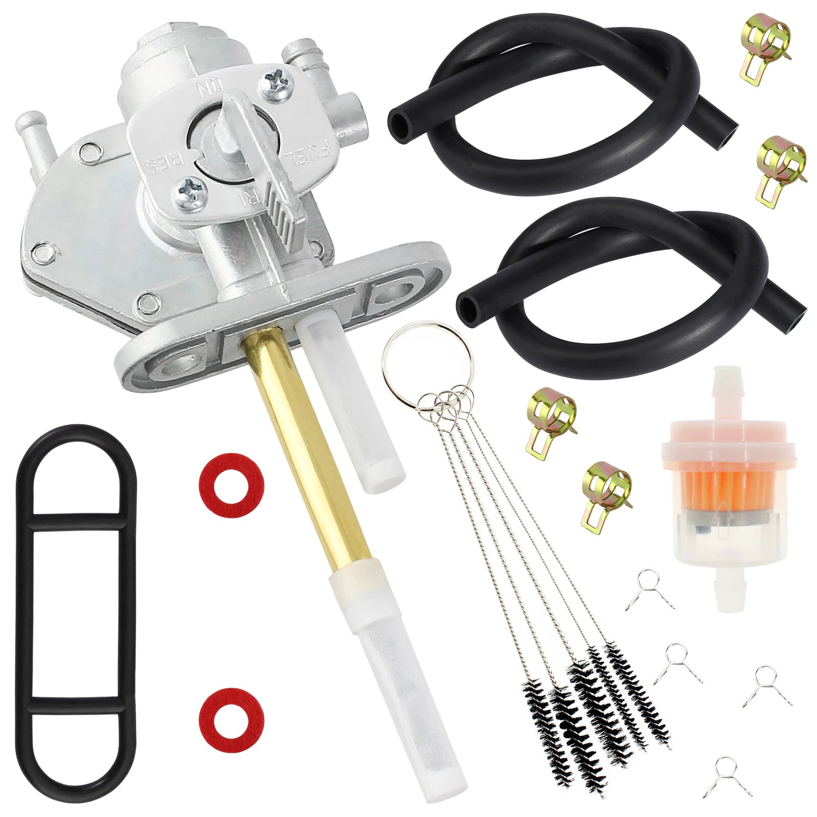 Бензобак топливный Vavle Petcock Kawasaki KLX80 KLX125 KSF80 KSF250 KX60 KX65 KX80 KX100 KX125 KXT250 KZ440 KZ550 ZR400 ZR1100 ZR7S