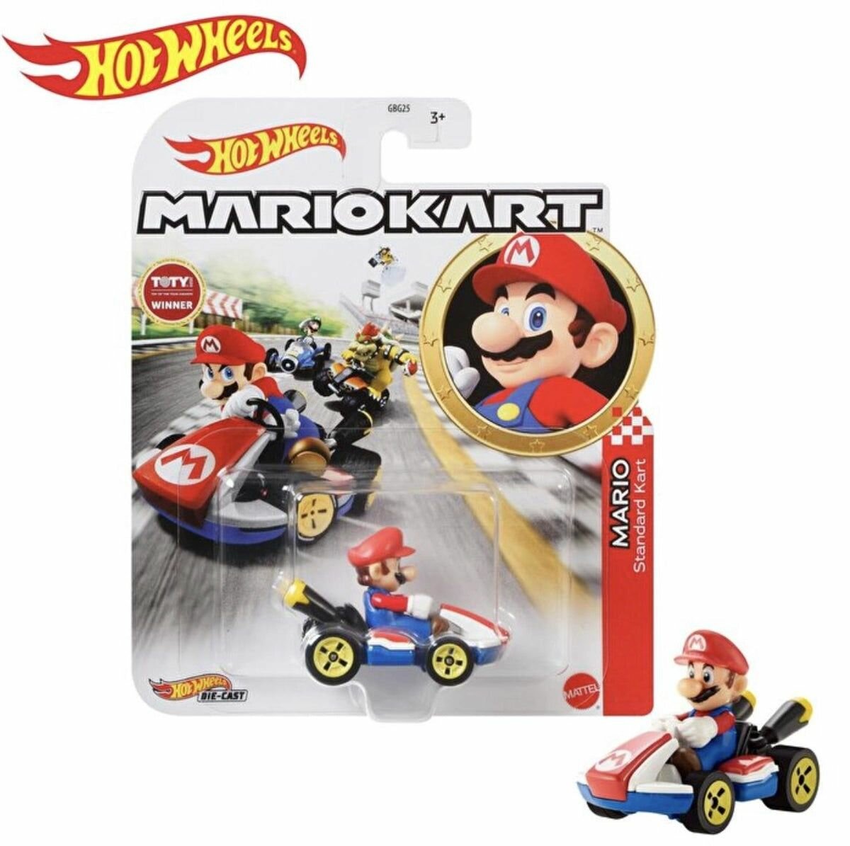 Машинка Mattel Hot Wheels Mario Kart Mario GBG26