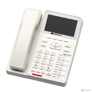 ORIGO Телефон/ IP-телефон с цветным дисплеем 4.3", 1x1000Base-T PoE, 1x1000Base-T, 4 SIP-аккаунта
