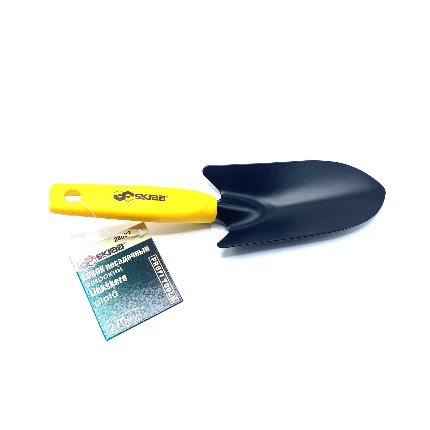 Совок Skrab 28083, металлический, с деревянной ручкой, 29 см