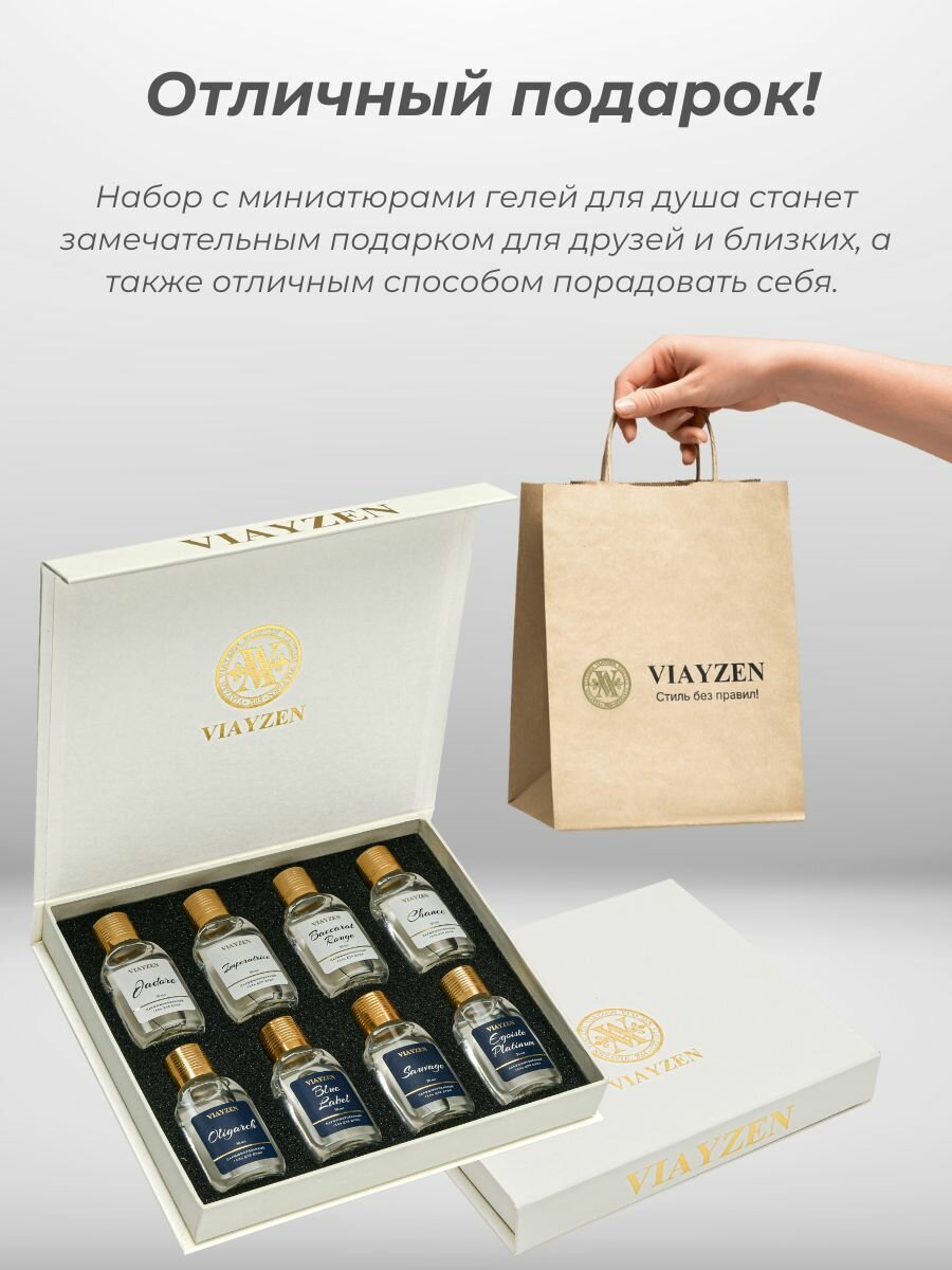 Набор мини гелей для душа — фото 1