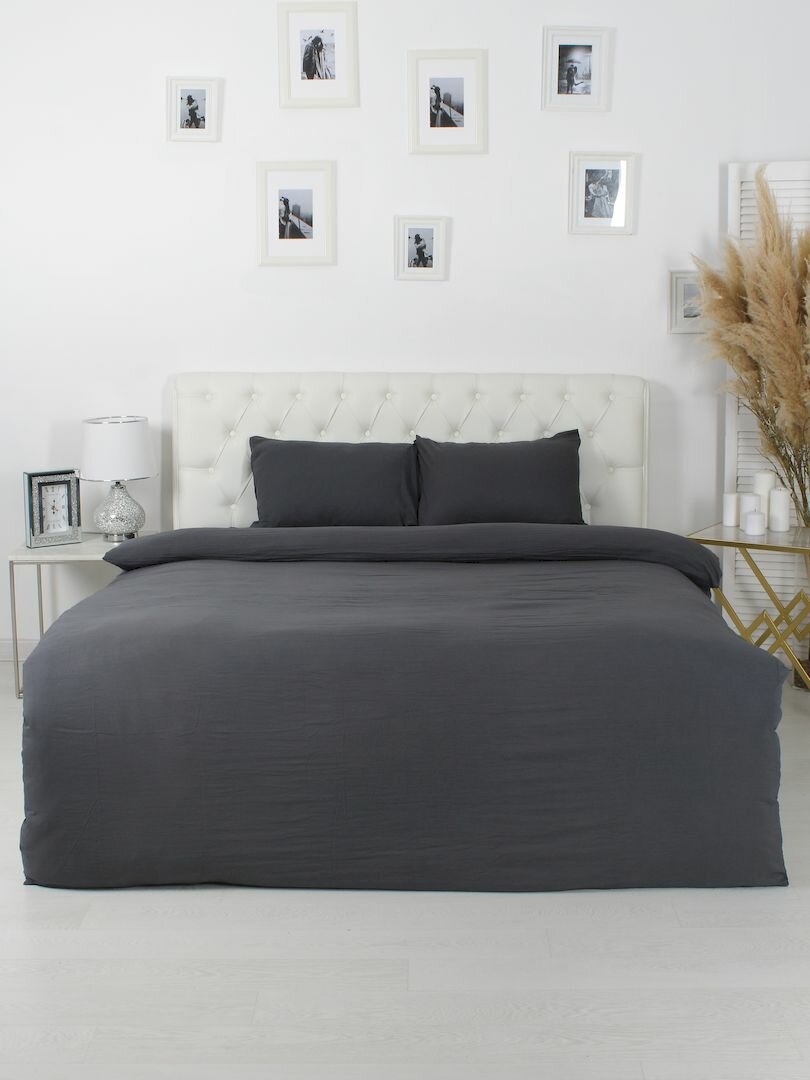 Постельное бельё 1,5 спальное Mona Liza "Capresa", полисатин, жатка, 50x70 см