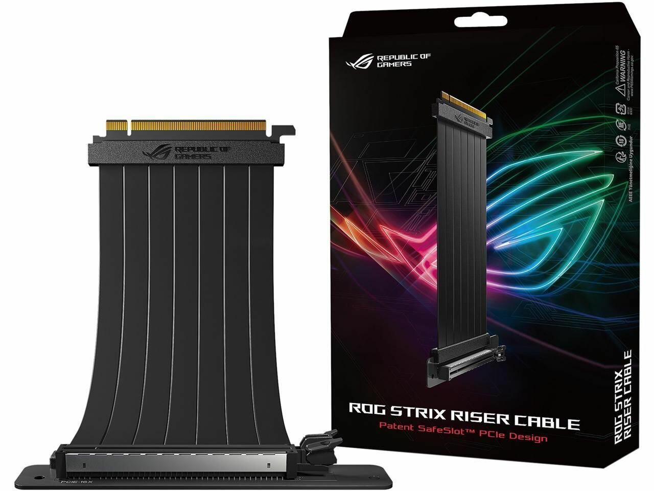 Удлинитель кабеля ASUS ROG STRIX RISER CABLE, черный