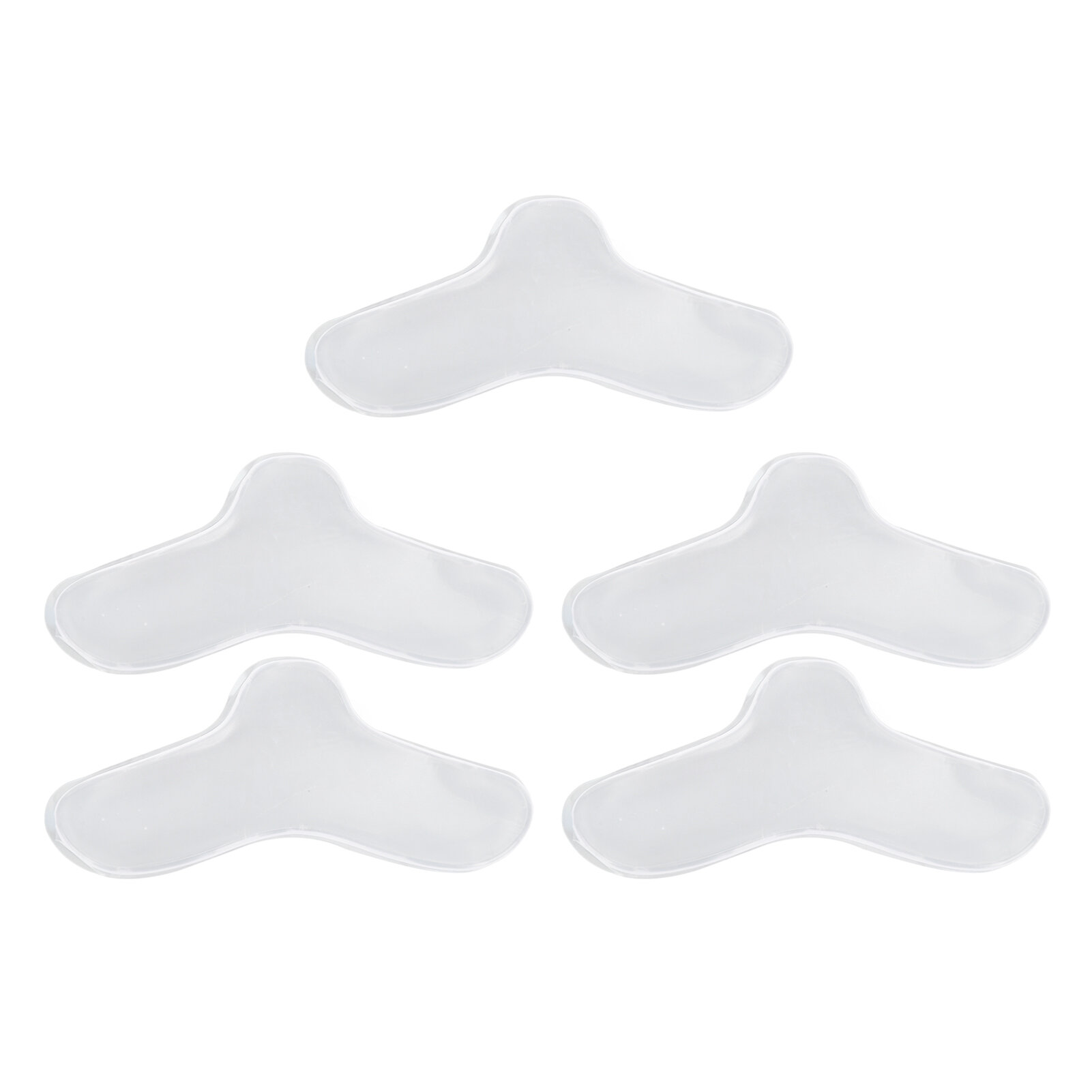 5 шт. Набор силиконовых гелевых носовых подушечек для дыхательного аппарата, сменные аксессуары для лицевой маски.