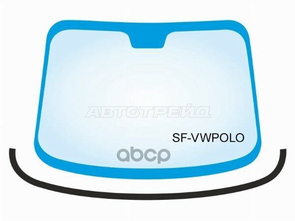 Молдинг лобового стекла (Снизу) Volkswagen Polo 09-20 Sat арт. SF-VWPOLO