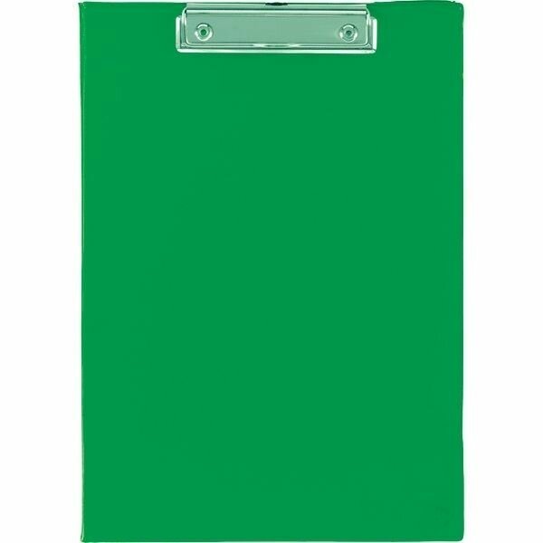 Планшет deVENTE с прижимом А4 картон, Клипборд 2 мм, Покрытие пвх, зеленый (3034701)