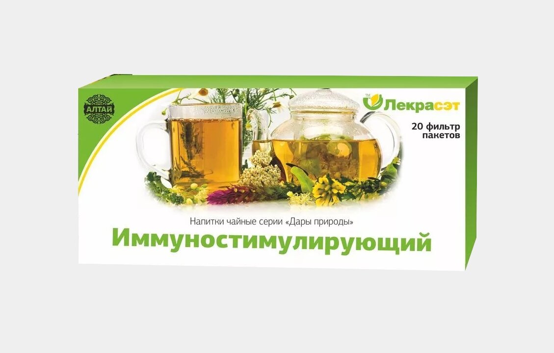 Сбор иммуностимулирующий, 20 фильтр-пакетов (Лекра-СЭТ) (производство Алтай)