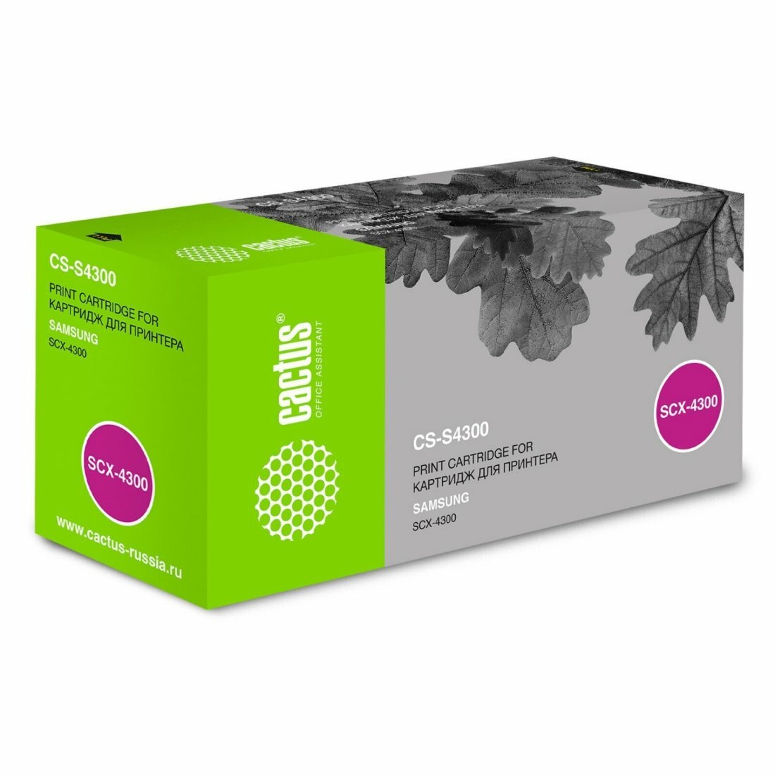 Картридж лазерный Cactus MLT-D109S CS-S4300 MLT-D109S черный (2000стр.) для Samsung SCX-4300