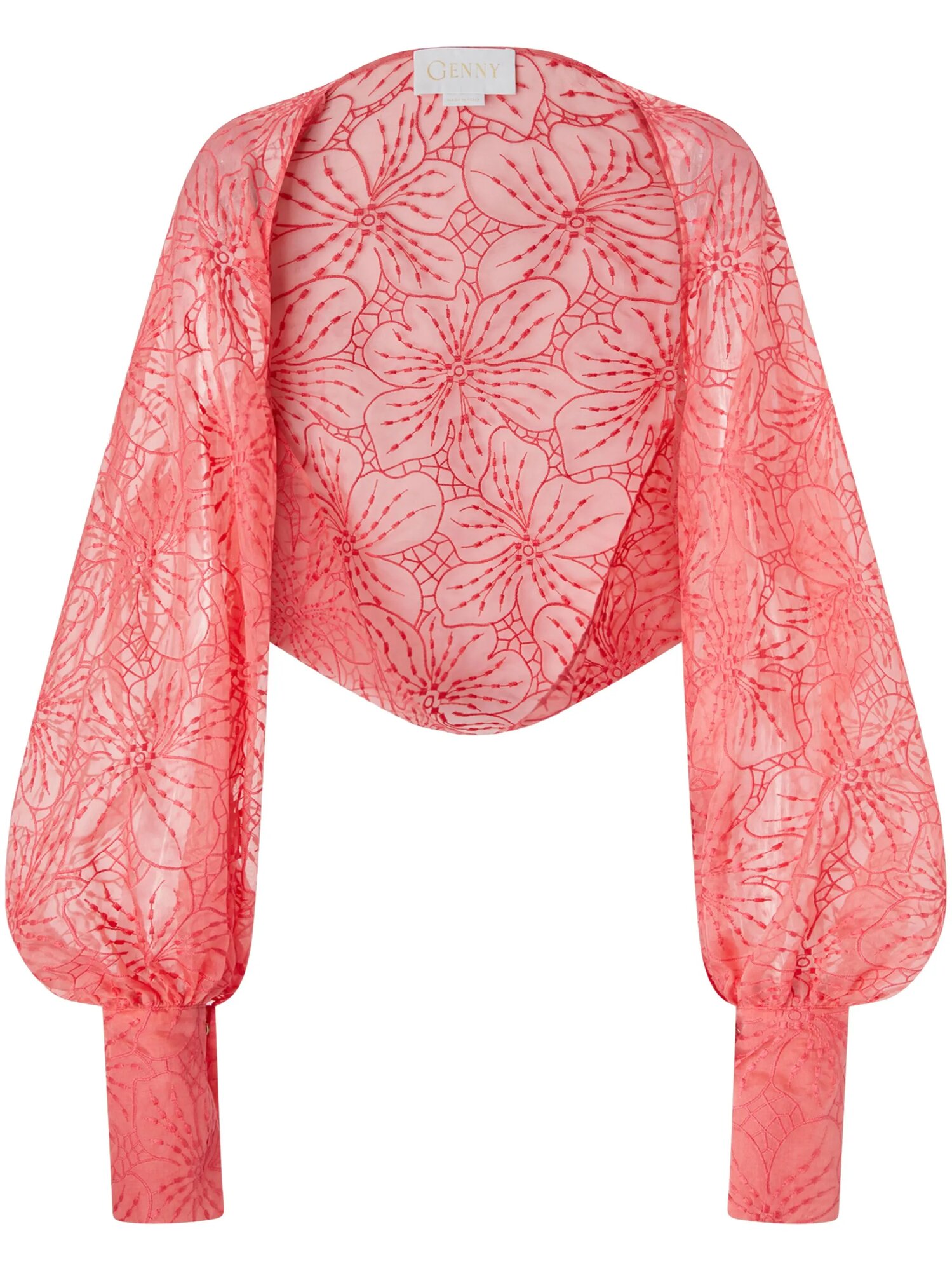 Блуза Болеро с вышивкой