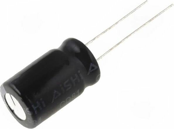 Конденсатор AISHI EWH1VM102K20OT Конденсатор: электролитический: THT: 1000мкФ: 35ВDC: d12,5x20мм 1шт