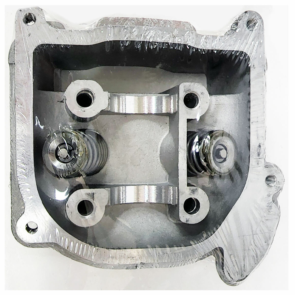 Головка цилиндра 4Т 139QMB (GY6) D44 (d=16/18,5) в сборе с клапанами, сальниками, пружинами 10091119